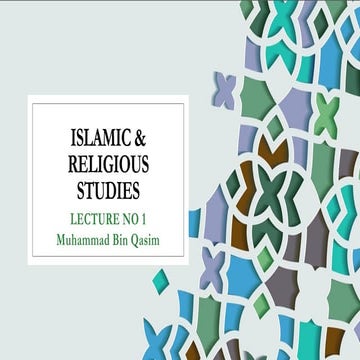 Islamic Studies Lecture#1.pdf