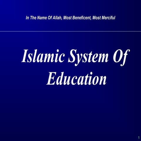 islamicsystemofeducationppt-161013165930.pdf | Islam | Religion ...