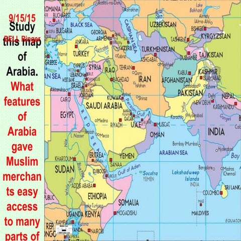 Islam lesson Muslim Trade Routes | PPTX | Islam | Religion & Spirituality