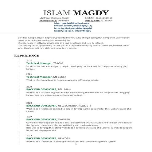 Islam magdy | PDF