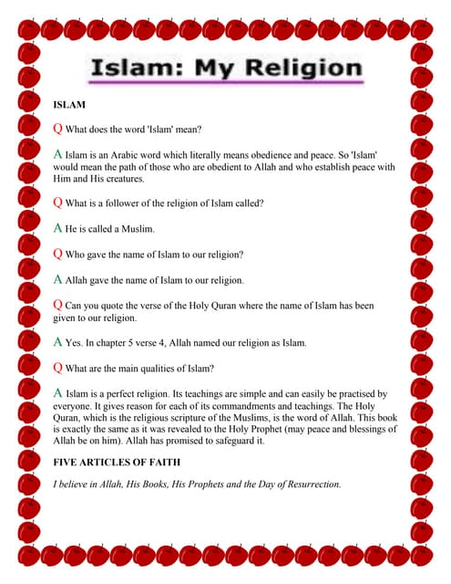 Prophets of islam yr 9 ppt by m uhammad javed iqbal | PPT