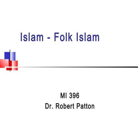 Islam s12 folk islam | PPT