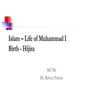 Islam s3 life of muhammad i | PPT