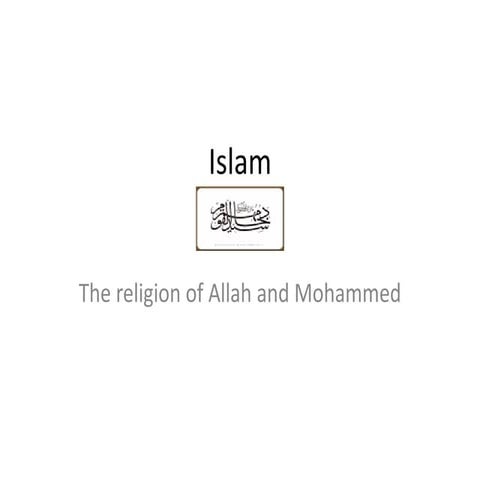Islam slides | PPTX