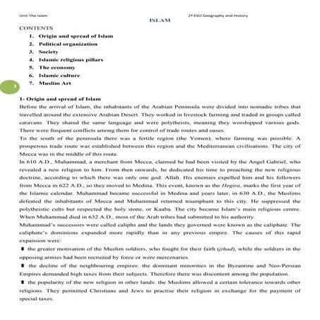 Islam theory unit | PDF