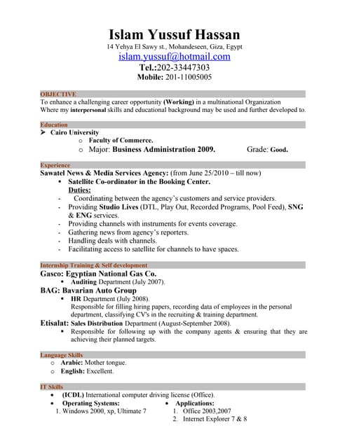 Yan Symonenko CV | PDF