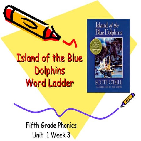 Island of the blue dolphin spelling words | PPT