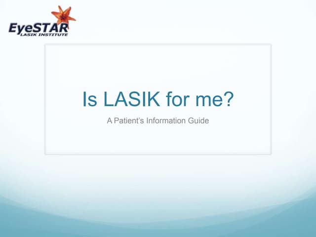 Lasik eye surgery | PPTX