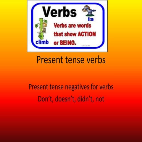 Present simple tense | PPTX