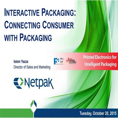 Interactive Packaging: Connecting Consumer with Packaging | PPT