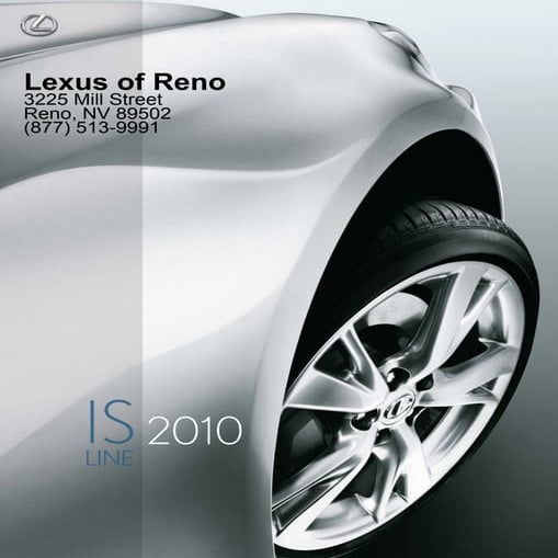 2010 Lexus IS Reno NV – Lexus of Reno | PDF