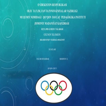 ISLOMJON OXUNOV sport soglik garovi.pptx