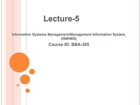 Management Information System | PPTX