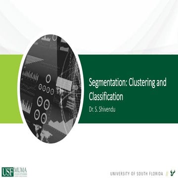 Segmentation: Clustering and Classification | PPTX