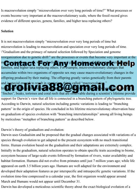 Micro macro and mega evolution | PPT