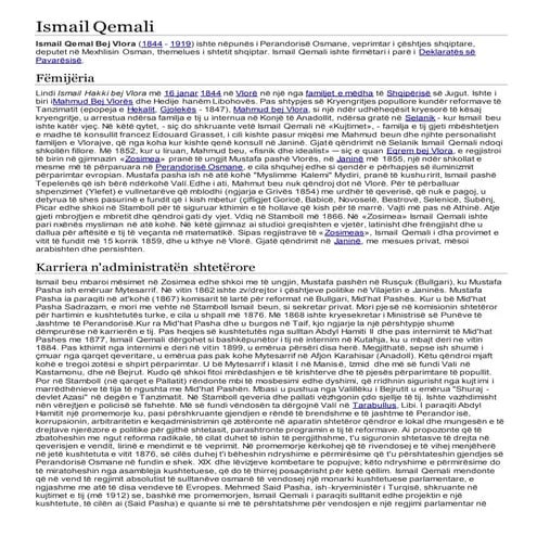 Ismail qemali | DOCX