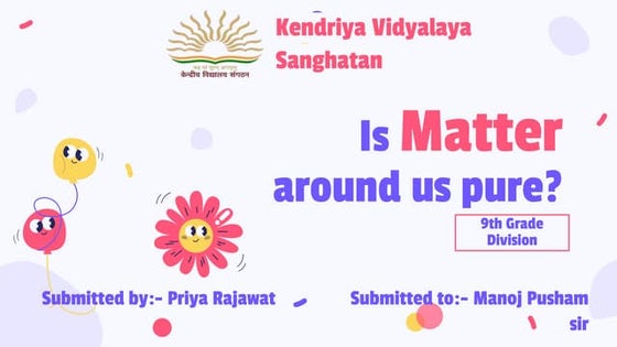 Substances and Mixtures | PDF | Chemistry | Science