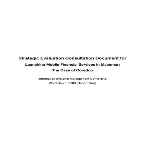 Information System Management Coursework (ISM CW) | PDF