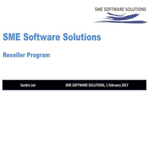 Reseller Program | PPTX