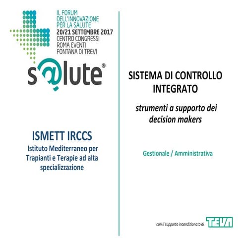 Ismett - sistema di controllo integrato 2017 | PDF