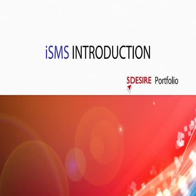 iSMS introduction | PPT