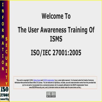 Isms awareness training | PPT