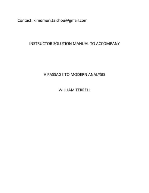 Introduction to Analysis by Arthur Mattuck | PDF