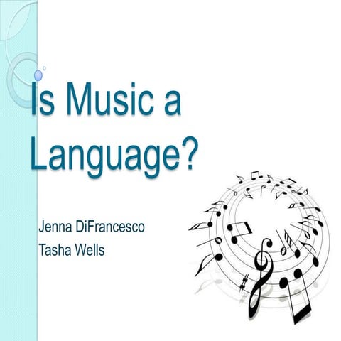 Is music a language | PPTX