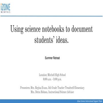 Interactive Science Notebooks | PPTX | Education industry | Industries