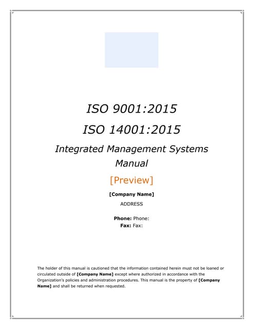 IMS Documentation Requirements As per ISO 9001,ISO 14001 and ISO 45001 | PDF | Business ...