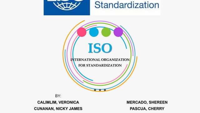 Historic background of ISO standards | PPT