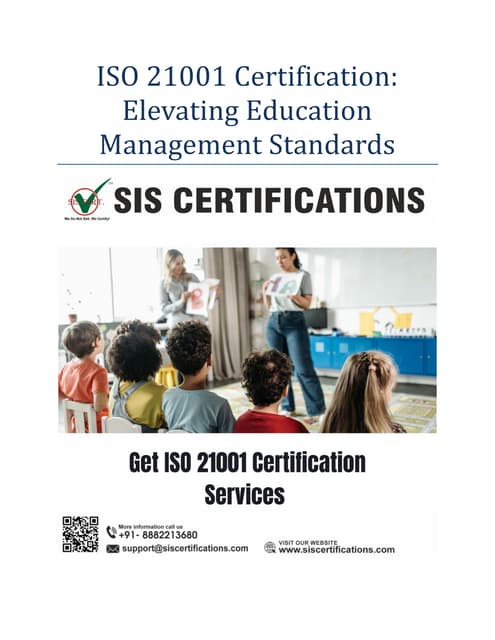 Step-by-Step Guide to ISO 21001 Certification.pdf | Professional School ...