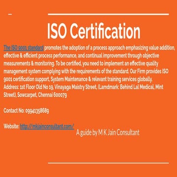 ISO Certification | PPT