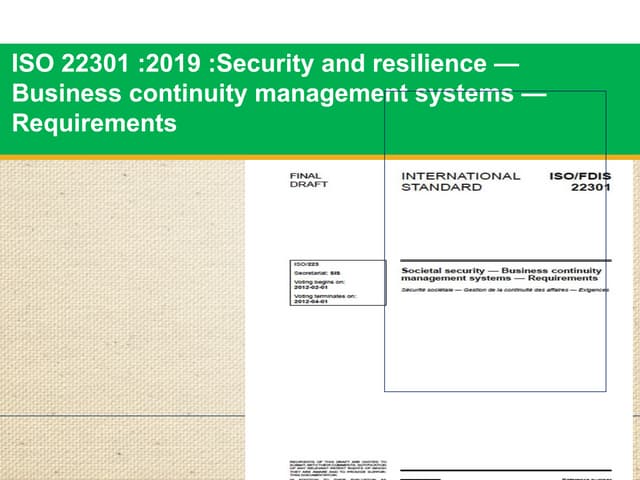 Business Continuity Planning | PPTX