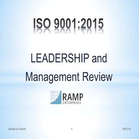 ISO - Leadership | PDF