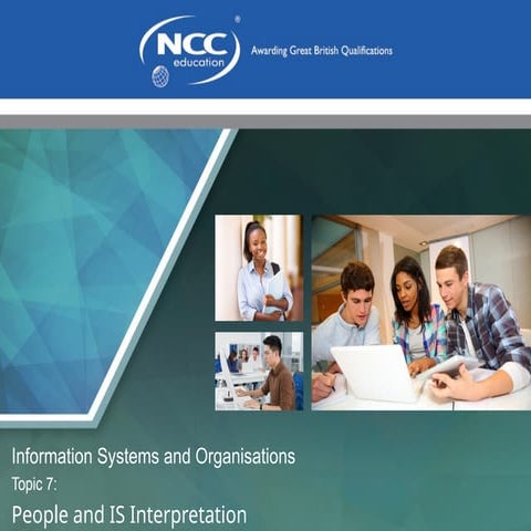 ISO-Lecture 07 - People and IS Interpretation.ppt