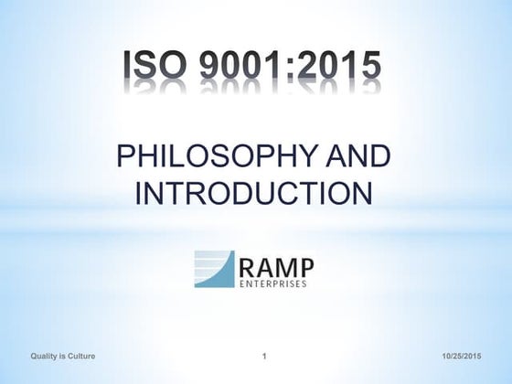 ISO - Planning | PPT