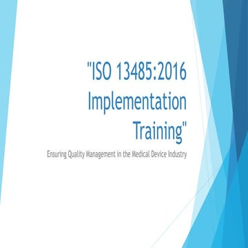 ISO 13485Training.pdf PPT Training ISO 13485 | PDF