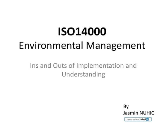 Environmental Management System | PPT