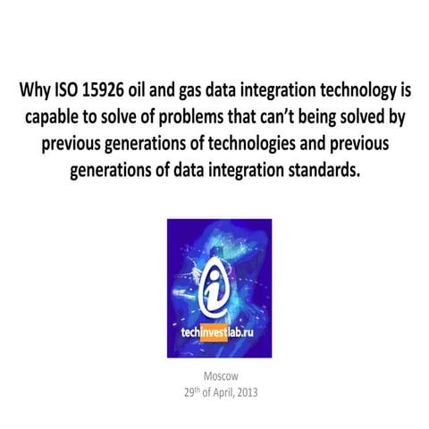 Why ISO15926 is the best | PPTX