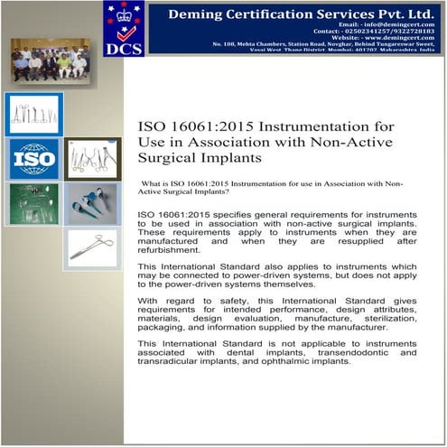 ISO 16061_2015 Instrumentation for use in Association With Non-Active ...