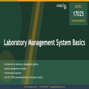 ISO/IEC 17025:2017 Training ppt | PPTX