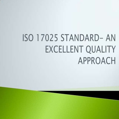 Iso 17025 standard | PDF