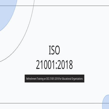 ISO 21001_2018 after certification presentation.pptx