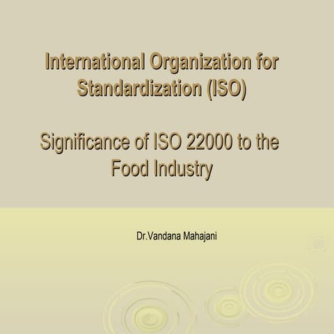 ISO 22000 | PPT