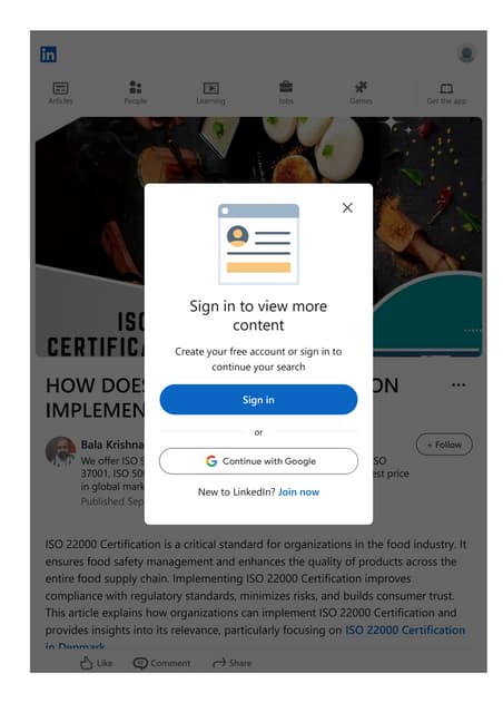 Quality sistema certifications and inspections