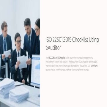 Forbes Standards with eAuditor Audits & Inspections | PDF