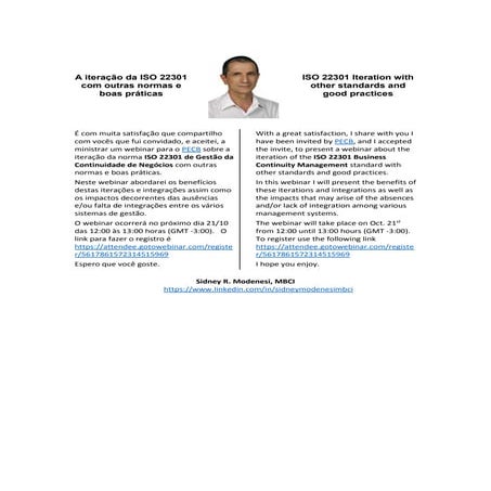 Business Continuity Standards is more then ISO 22301/22313 | PDF ...