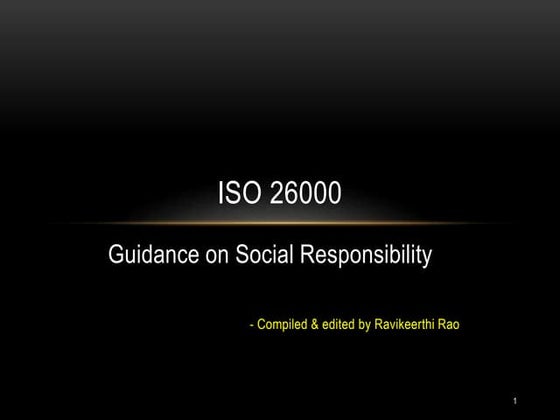 CSR AND ISO 26000 | PDF