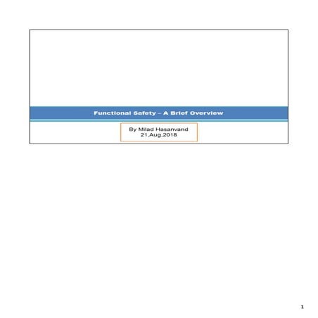 A Brief Introduction to ISO26262 | PDF